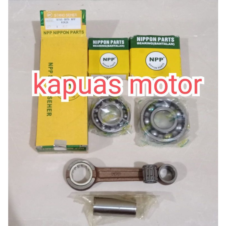 Jual stang seher conrod plus bearing kruk as honda vario 125 old led original npp | Shopee Indonesia