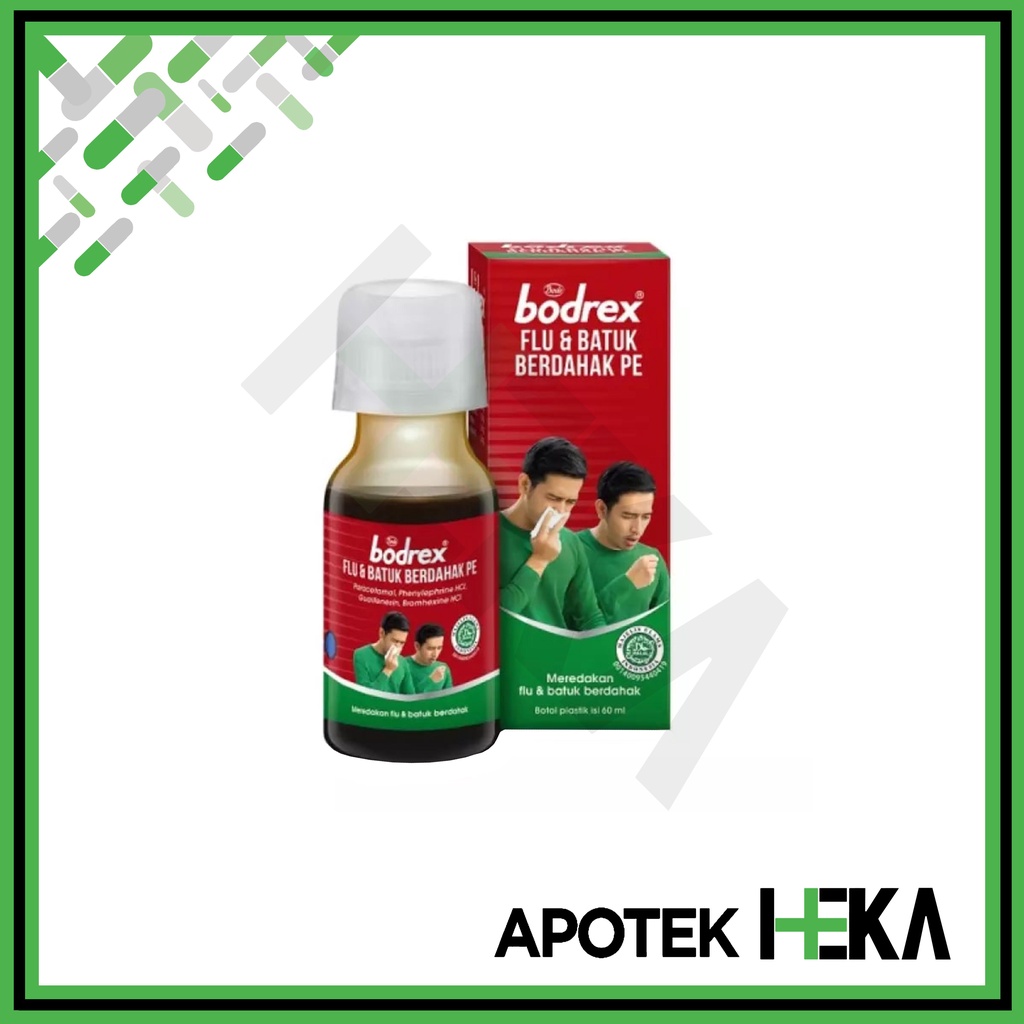 Jual Bodrex Flu dan Batuk Berdahak PE Syrup 60 ml (SEMARANG) | Shopee ...