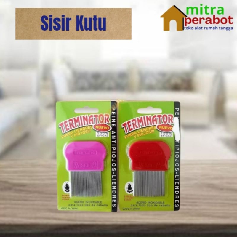 Jual Sisir Serit Sisir Kerep Sisir Kutu Stainless Logam Murah | Shopee ...