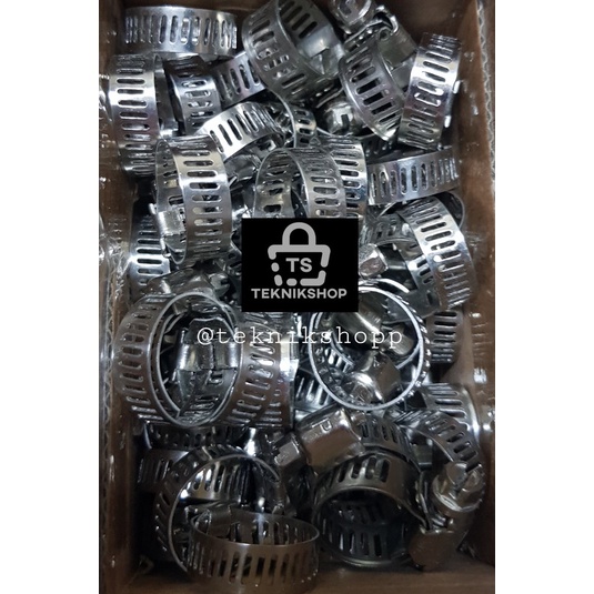 Jual KLAM STAINLESS 3/4 / KLAM SS 3/4 INCI / KLEM SELANG / HOSE CLAMP 3 ...