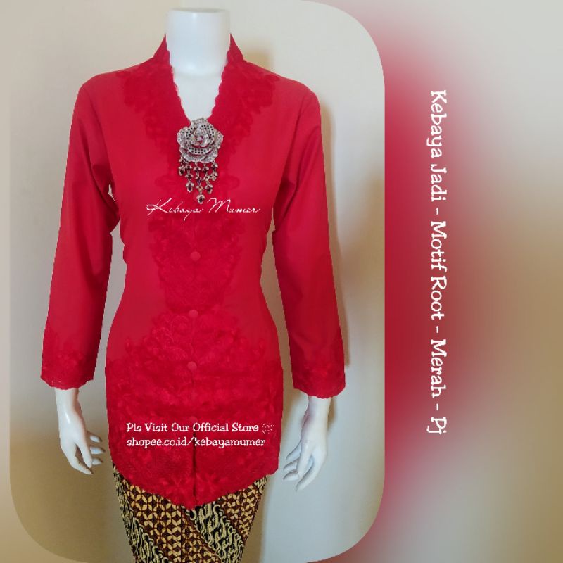 Jual Kebaya Encim Merah. Kebaya Encim Hitam. Kebaya Bordir. Kebaya ...