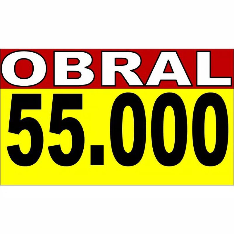 Jual Kertas Harga Obralan Price Tag / Nominal Harga Bandrol | Shopee ...