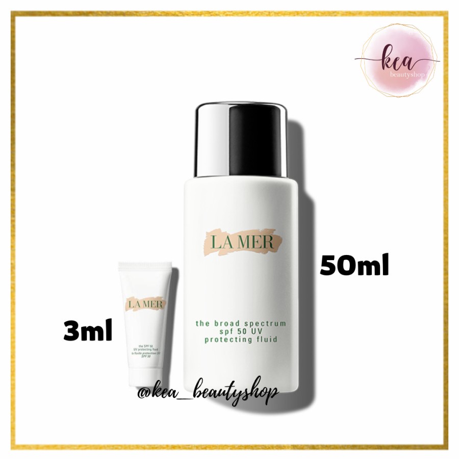Jual LA MER LAMER THE BROAD SPECTRUM SPF50 UV PROTECTING FLUID 3ml | Shopee Indonesia