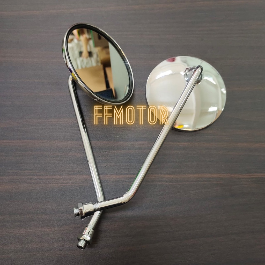 Jual Spion motor variasi model vespa classic warna chrome hitam ...