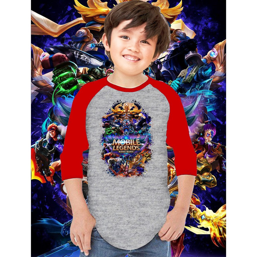 Jual BAJU MOBILE LEGENDS ANAK LAKI LAKI - BAJU KAOS MOBILE LEGEND ANAK ESPORT FF|ML|EVOS|RRQ|ML ...