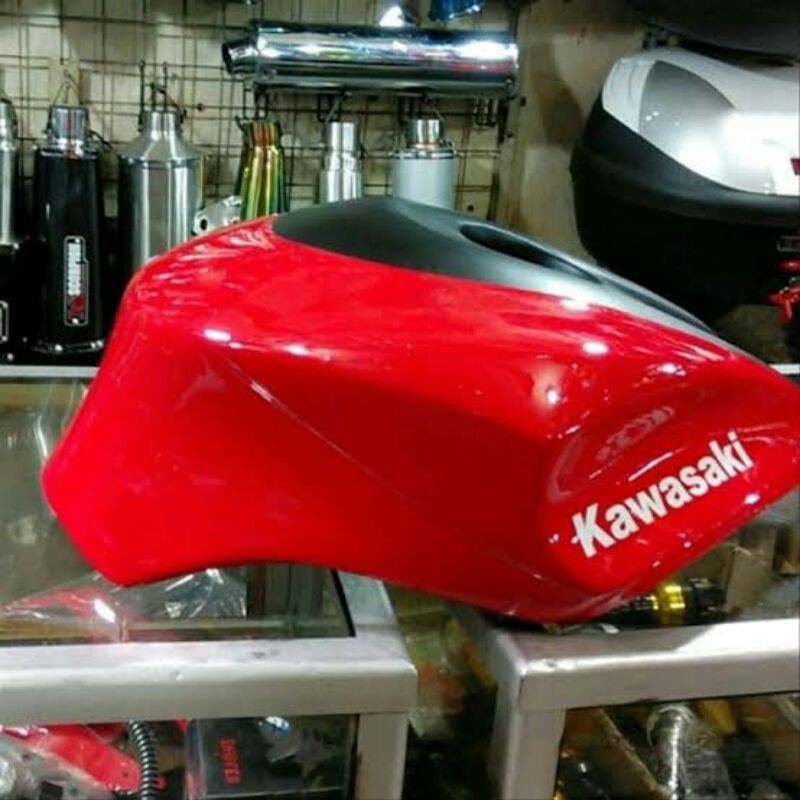 Jual cover tangki kawasaki ninja 250 r karburator model ducati pnp ...