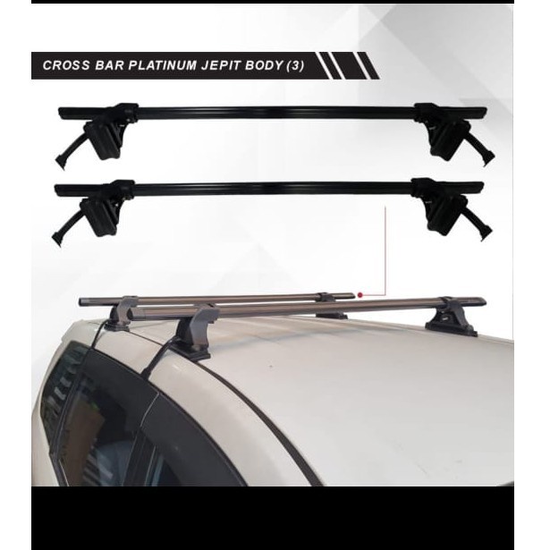 Jual ROOF RACK PENJEPIT BODY ATAP MOBIL CROSS BAR RACK APOLLO | Shopee ...