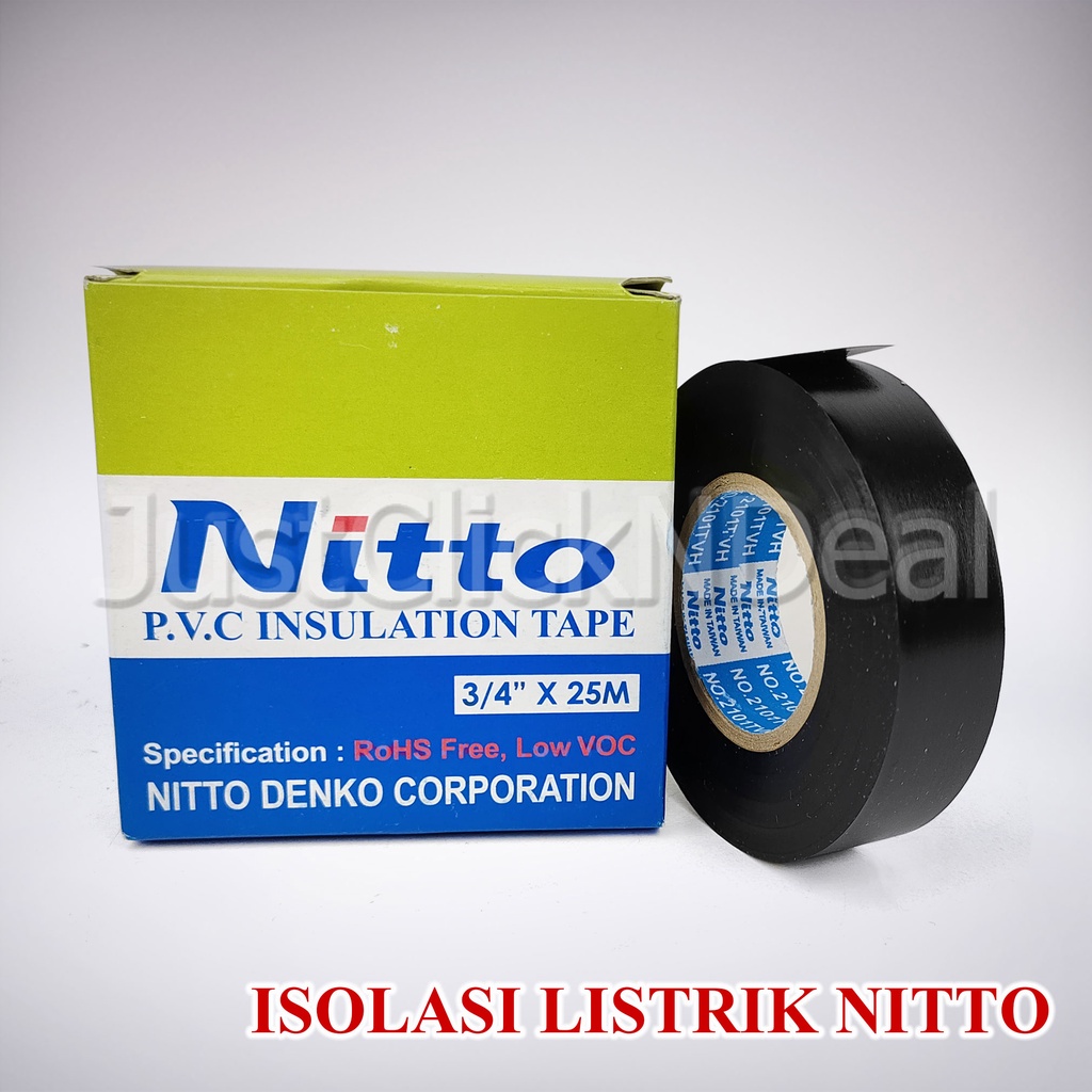 Jual Isolasi Kabel Listrik Nitto Tape Elektrikal Hitam | Shopee Indonesia