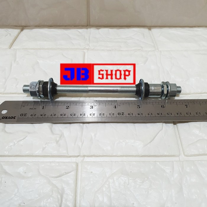 Jual Sale!!! As Roda Belakang Sepeda Mur 15 Cp Taiwan Rear Hub Spindle ...