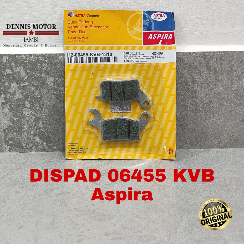 Jual DISPAD 06455 KVB ASPIRA - FEDERAL ORIGINAL 100% ASLI | Shopee ...