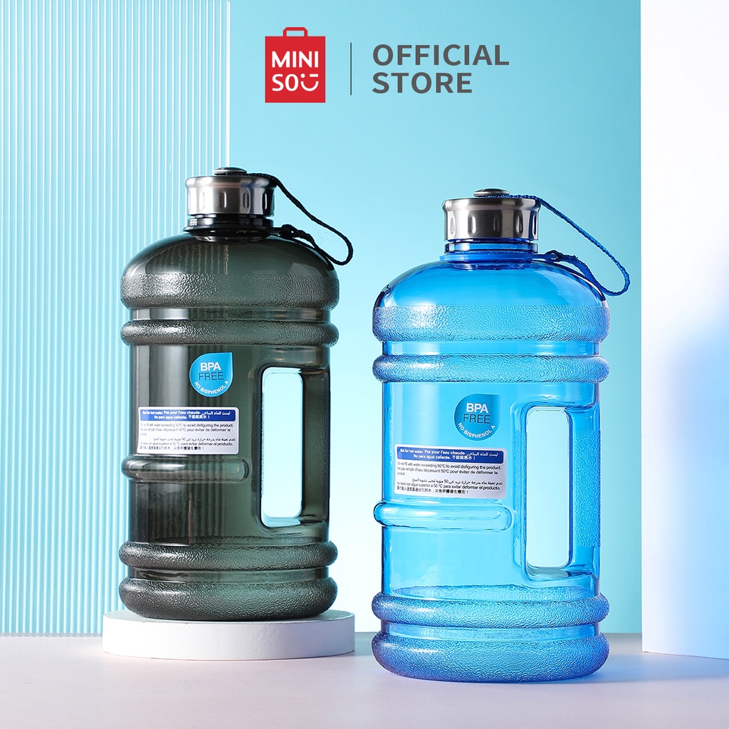 Jual MINISO Botol Air Minum 2.2L Besar Olahraga Sport Water Bottle ...