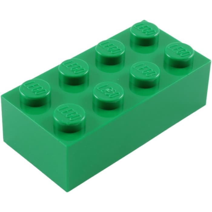 Jual Lego Brick 2x4 green 3001 | Shopee Indonesia