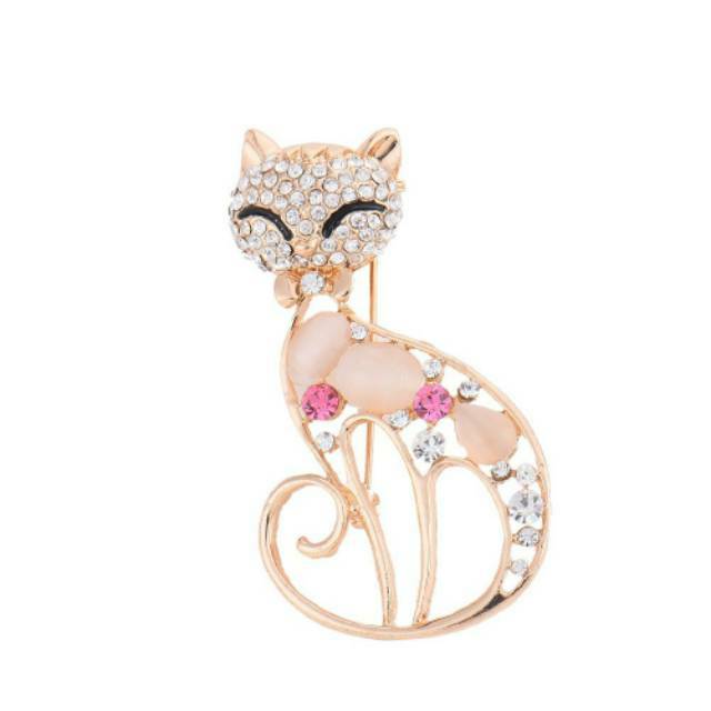 Jual Bros Kucing - Brooch Pin Wanita Hijab Jilbab Kebaya | Shopee Indonesia