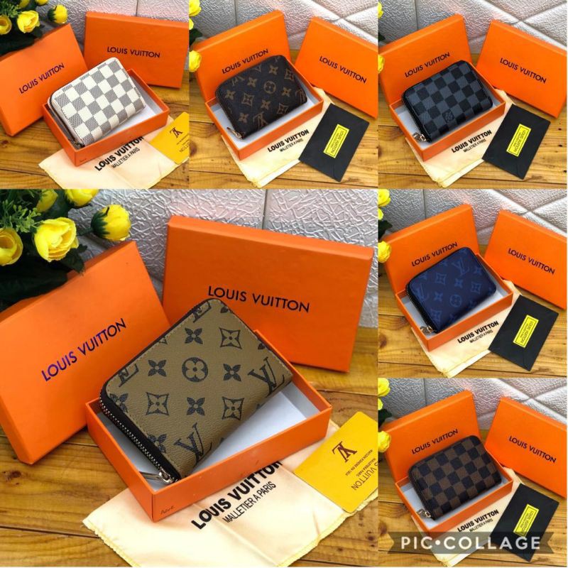 Jual DOMPET MINI LV SUPER FREE BOXSERTI+DUSBAG UK 13x9 | Shopee Indonesia