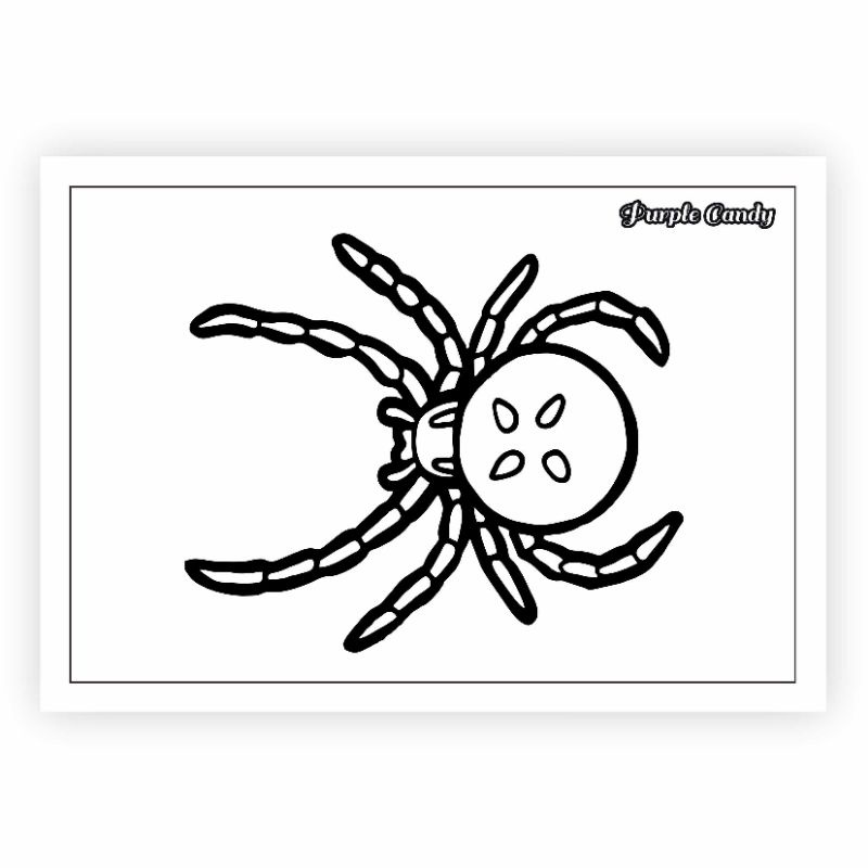 Jual Kertas Gambar Mewarnai Untuk Anak Harga/Lembar Tema "Serangga ...