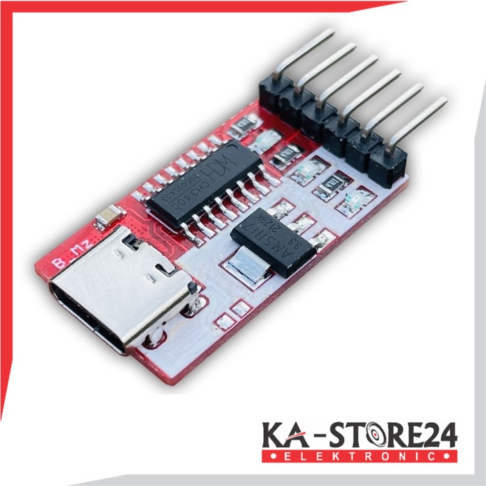 Jual USB TTL CH340 USB Type-C TO SERIAL 3.3V OR 5V - CH340C | Shopee Indonesia