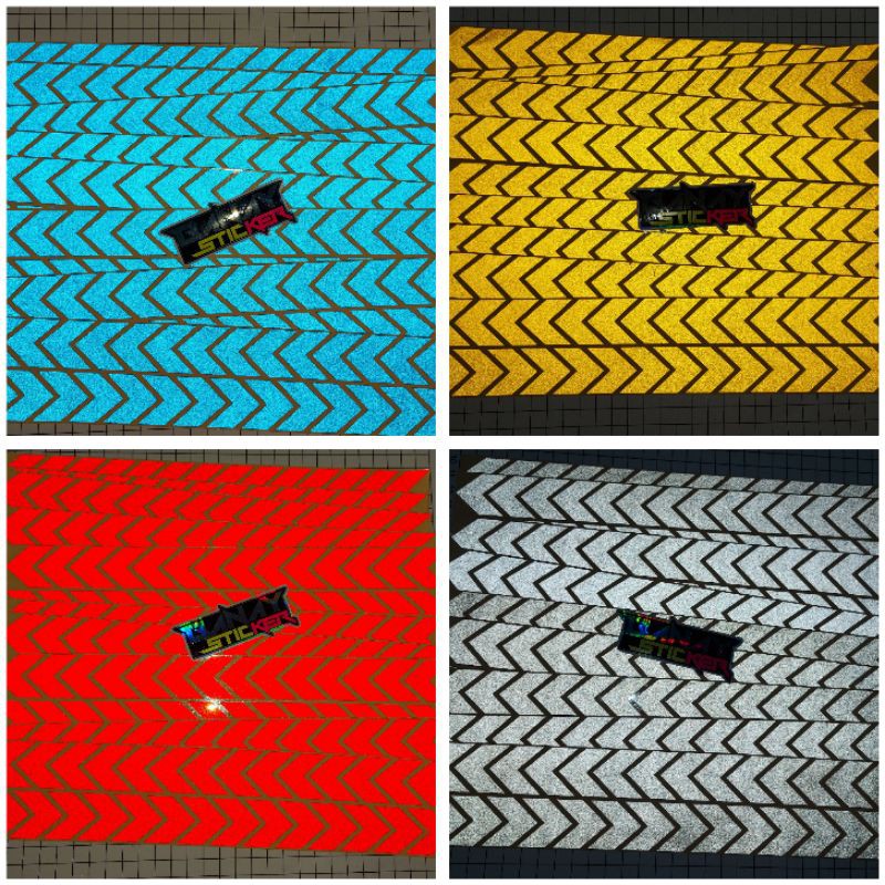 Jual STICKER BOX MOTOR TOURING PANAH GARIS POLISI CUTTING | Shopee ...