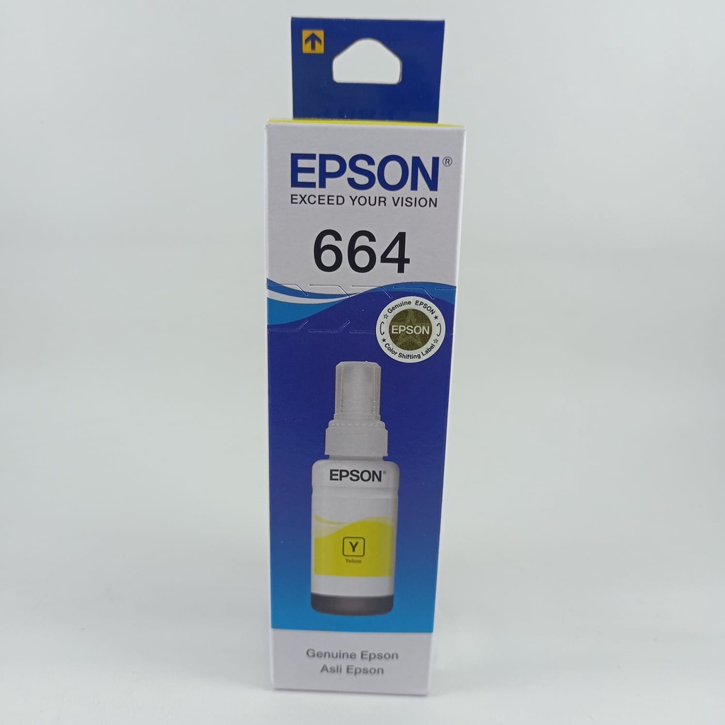 Jual TINTA EPSON 664 BLACK, CYAN, MAGENTA, YELLOW 70ML ORIGINAL FOR USE PRINTER L100/L110/L120 ...