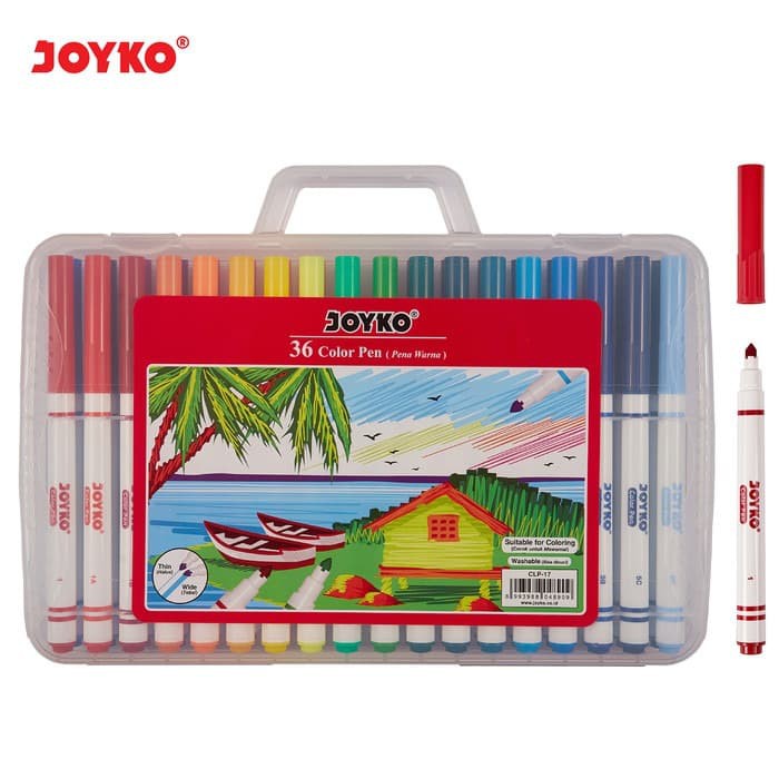 Jual Color Pen Joyko 36 Color ( Clp-17 ) | Shopee Indonesia