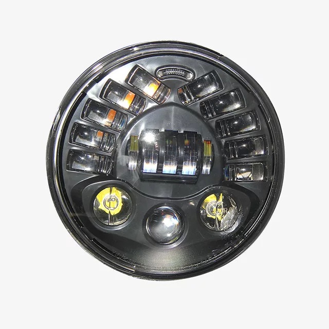 Jual Lampu LED Daymaker 7 inch Headlamp DRL kuning Pnp Jimny katana ...
