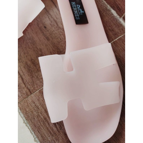 Jual Sandal Her clear pvc Mes wanita (36-41) WIDE FIT | Shopee Indonesia