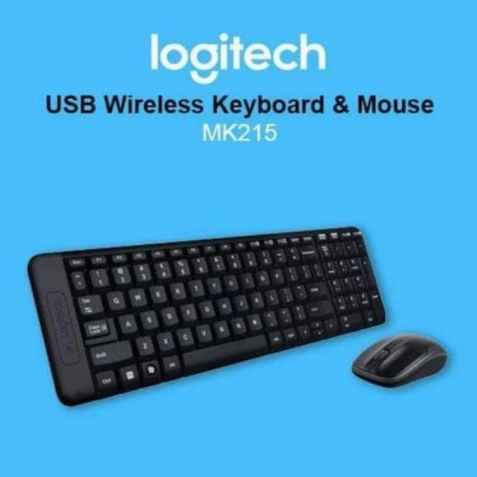 Jual Logitech MK215 Wireless Keyboard Mouse Combo | Shopee Indonesia