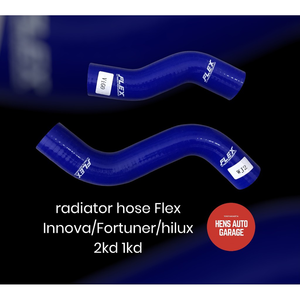 Jual FLEX RADIATOR HOSE SELANG RADIATOR INNOVA/ FORTUNER/ HILUX 2kd 1kd ...