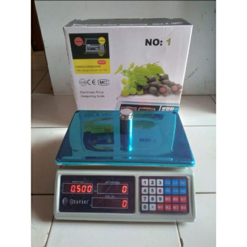 Jual Timbangan Digital 40kg Timbangan Laundry dan Paket. Timbangan Buah Elektrik 40 kg Panda ...