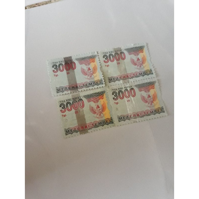 Jual materai 3000 2006-2009 original | Shopee Indonesia