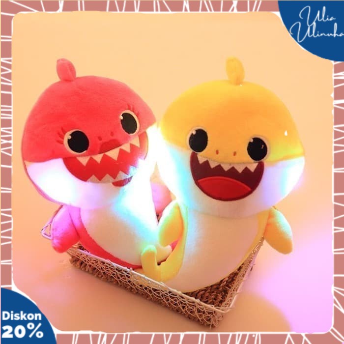 Jual Boneka Baby Shark Lucu Dengan Lampu Dan Musik / Boneka Mainan Anak ...