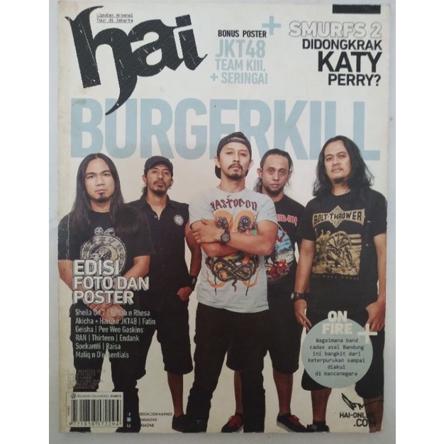 Jual Majalah Hai cover Burgerkill formasi album venomous | Shopee Indonesia Jual Majalah Hai cover Burgerkill formasi album venomous | Shopee Indonesia