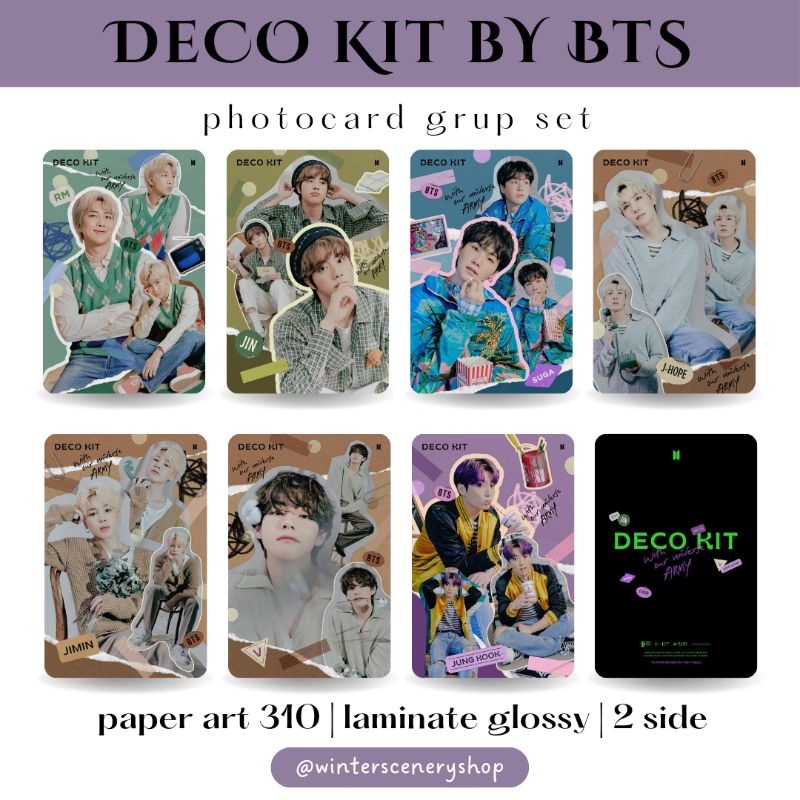 Jual Photocard BTS - Deco Kit By BTS 2022 | Shopee Indonesia