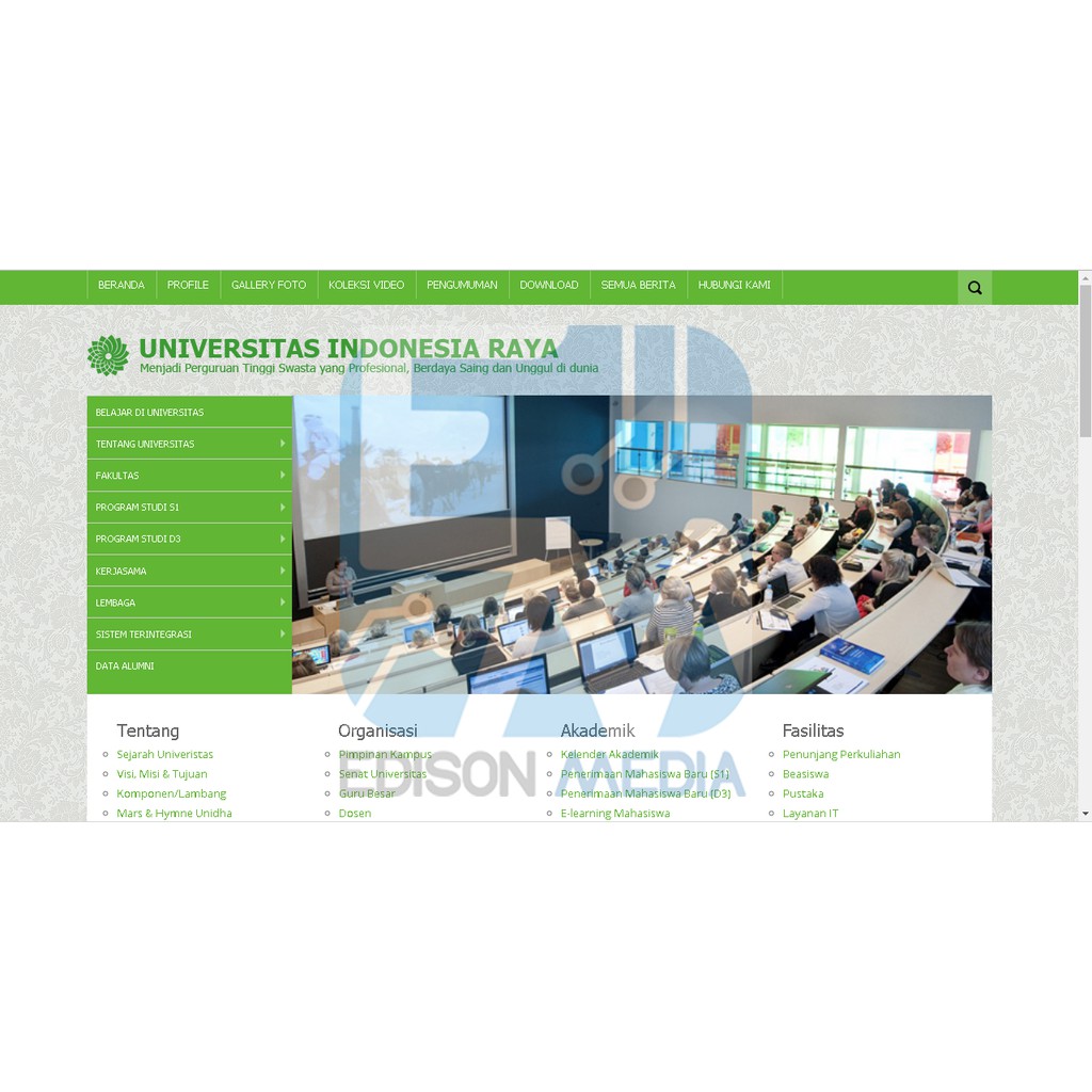 Jual SOURCE CODE - Website Kampus Universitas Sekolah Terkeren | Shopee Indonesia