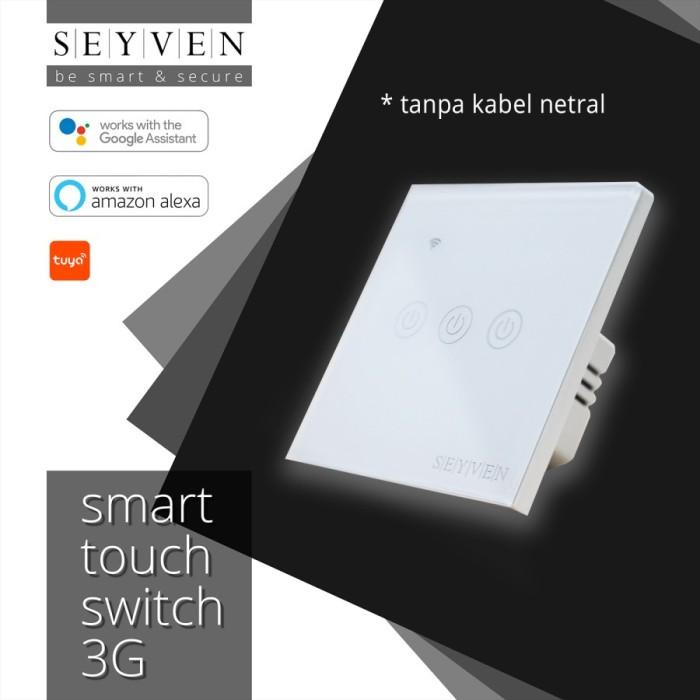 Jual Suitchi | Smart Wall Switch Seyven No Neutral / Saklar Lampu ...