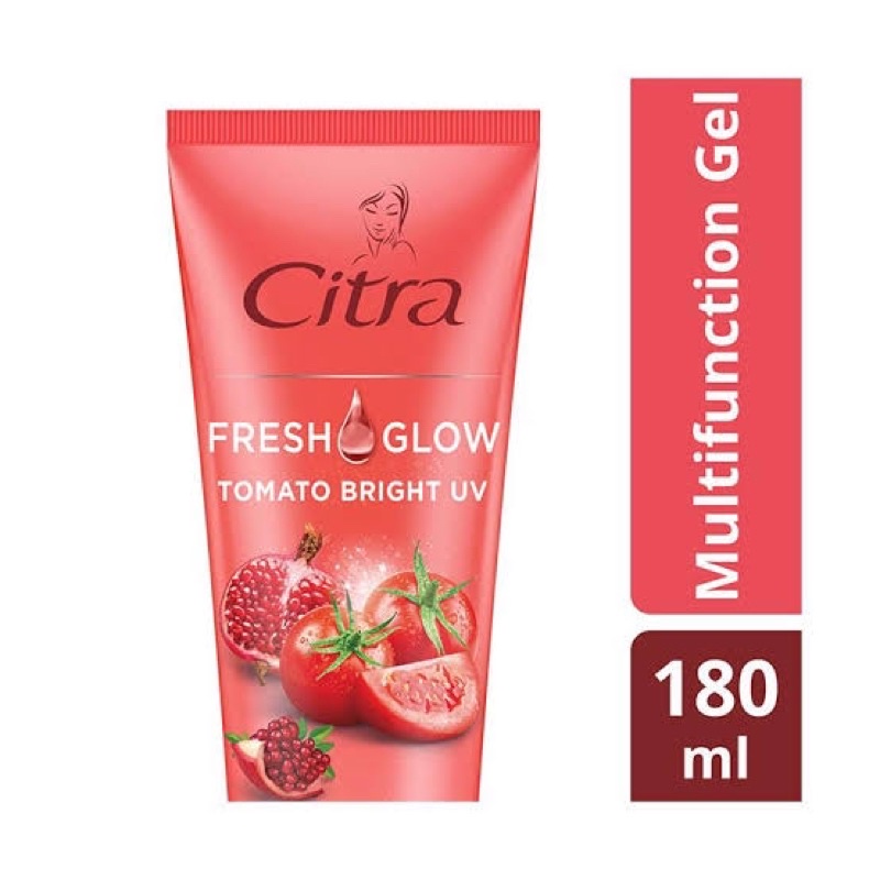 Jual CITRA FRESH GLOW MULTIFUNCTION GEL TOMATO BRIGHT UV 180ML | Shopee ...