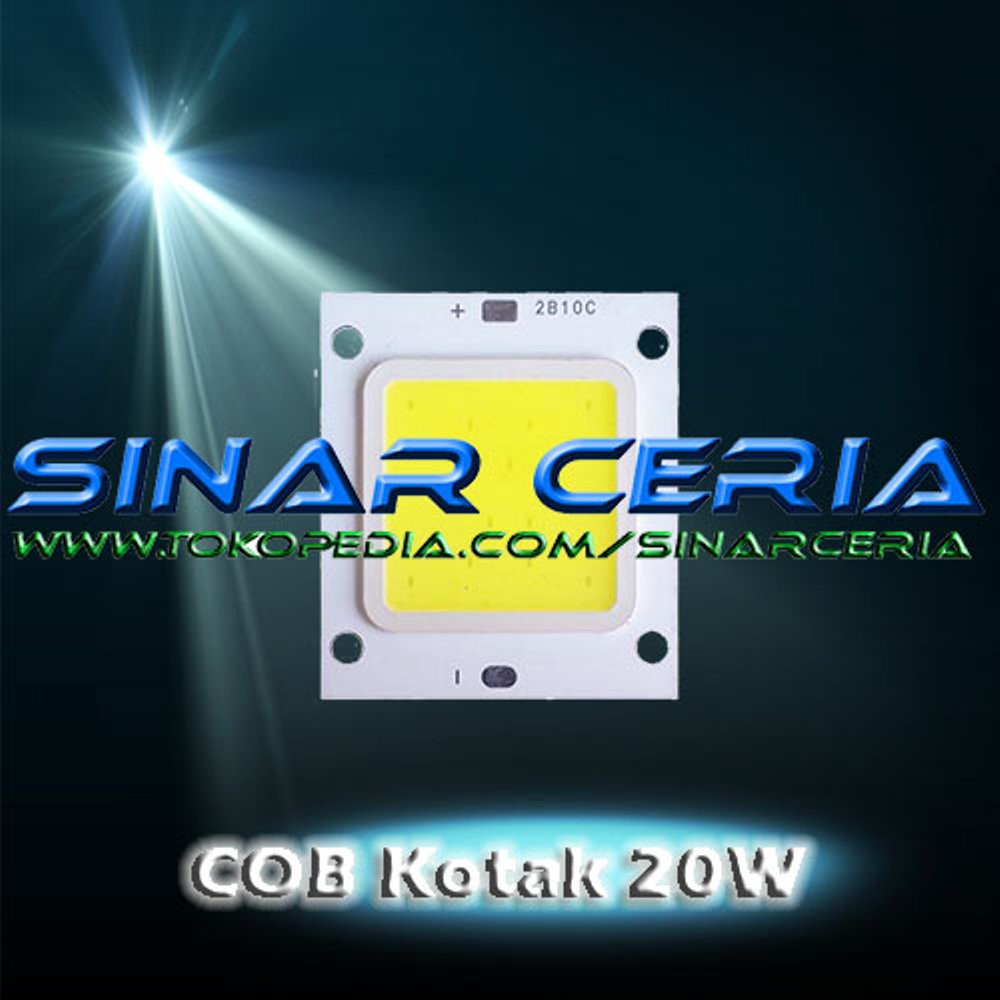 Jual Lihat Detail COB LED 20W HPL Cold White High Power LED 20 Chip ...