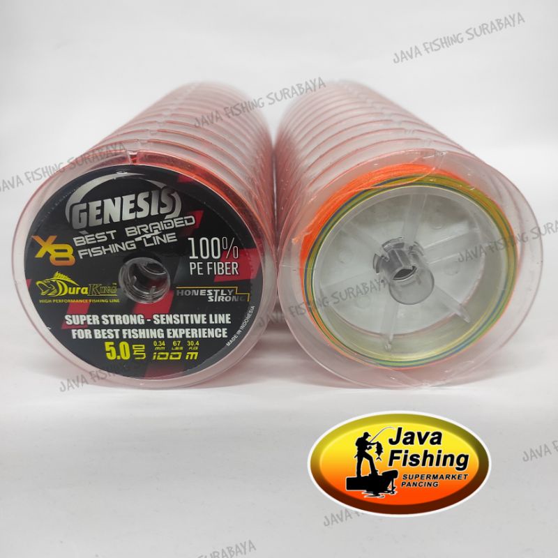 Jual Benang PE / Senar Pancing Duraking Genesis X8 100M | Shopee Indonesia