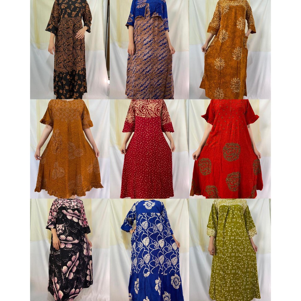 Jual Daster Batik Selutut STANDAR LD 115 Panjang 115 Balong BL HAP ...