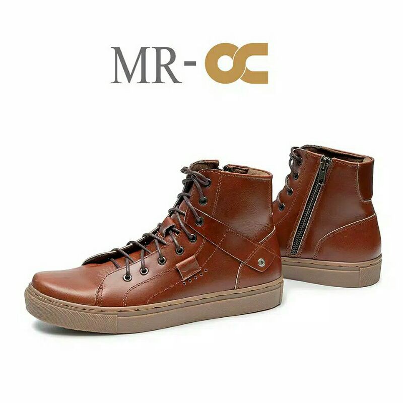 Jual SEPATU CASUAL BOOT TALI KULIT ASLI ,RESLETING SEPATU COWOK ...