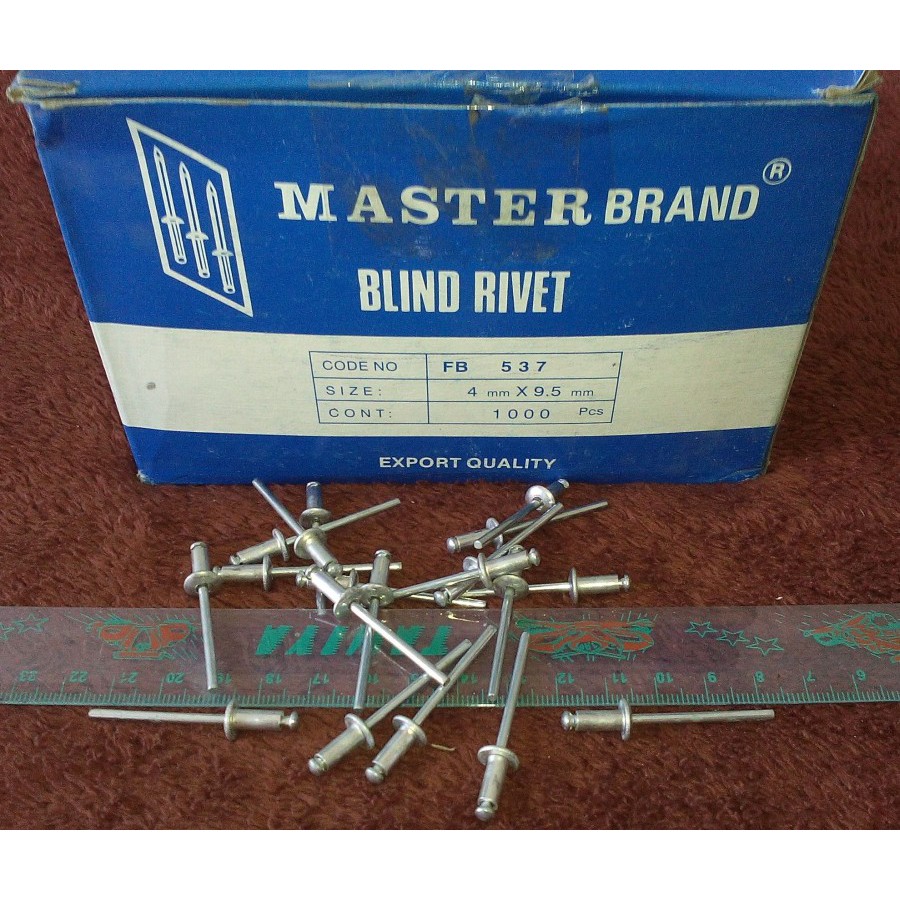 Jual PAKU RIVET ( BLIND RIVET ) FB 537 Harga untuk 50pcs | Shopee Indonesia