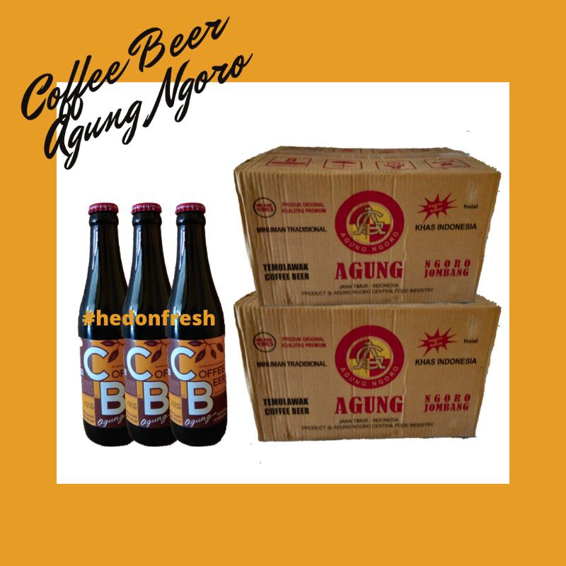 Jual Coffee Beer Agung Ngoro 1/2 Karton (isi 12 Botol) | Shopee Indonesia