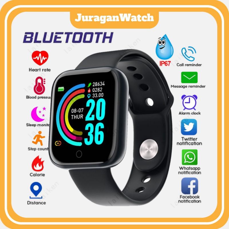 Jual Smart Watch Jam Tangan Hp Pintar Digital Sport Smartwatch Pria ...
