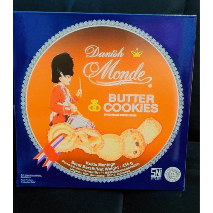 Jual Monde butter cookies | cemilan legend masa kecil | 150 gr | 454 gr ...
