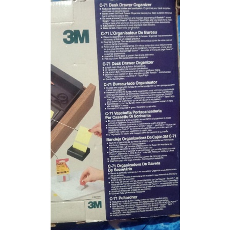 Jual 3M C-71 Desk Drawer Organizer Adjustable Post Its Drawer Organizer ...