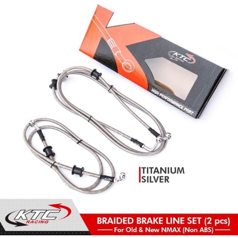 Jual BRAKE HOSE SELANG REM KTC NON ABS YAMAHA NMAX 155 SET DEPAN BELAKANG | Shopee Indonesia