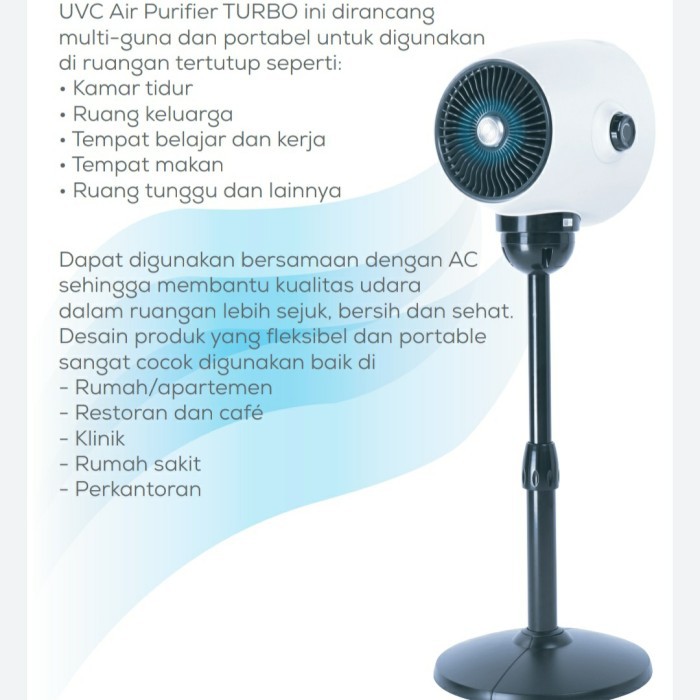 Jual UVC AIR PURIFIER TURBO Shopee Indonesia