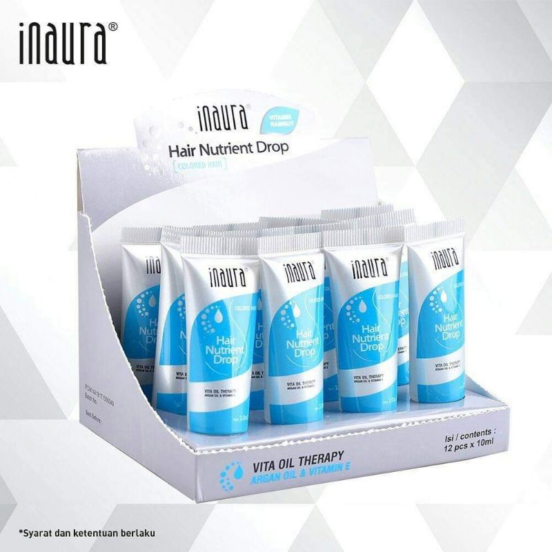 Jual INAURA VITAMIN HAIR NUTRIENT DROP (1 BOX=12PCS) | Shopee Indonesia