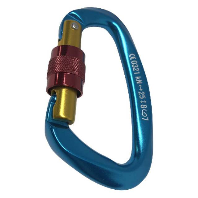 Jual Professional Climbing Karabiner Aluminium Quickdraw D Shape ...