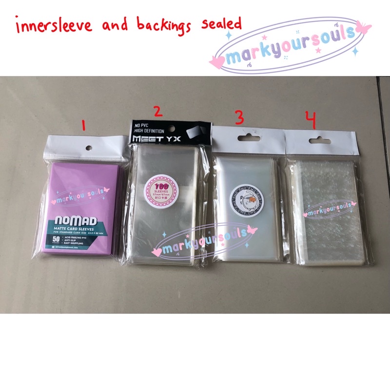 Jual [READY STOCK] Innersleeve meet yx seal holo polos motif bintang ...