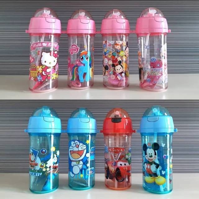 Jual Botol minum anak bpa free karakter HELLO KITTY, FROZEN, THOMAS ...